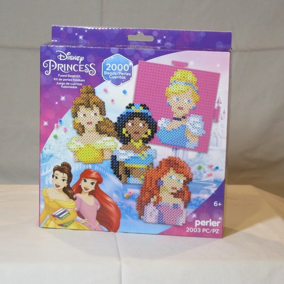 Perler | Toys | Disney Princess Meliting Bead Craft Belle Jasmine ...